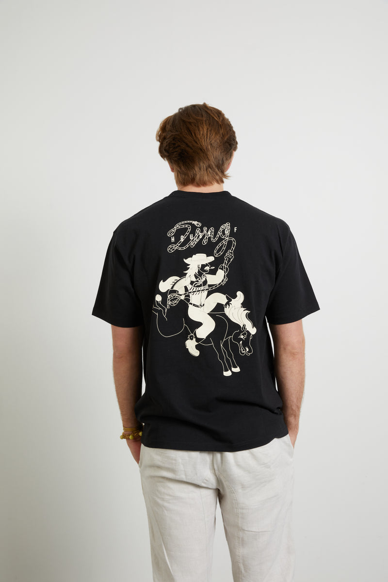 ZING Graphic COWBOY T-shirt - Black – HOUSE OF ZING